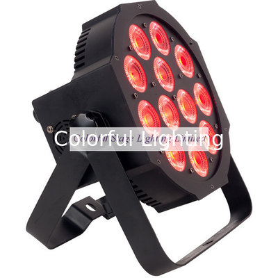 12x10W RGBW 4 in 1 Color Flat Stage Lighting