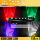 8x10W RGBW 4 in 1 LED Moving Head Wash Bar