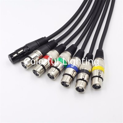 High quality 1M 2M 3M 4M 5M 10M 20M 5 Pin or 3 Pin DMX Cable with XLR Connectors