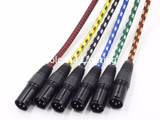 High quality Professional 3 pin XLR Microphone Cables and 3 pin DMX cables